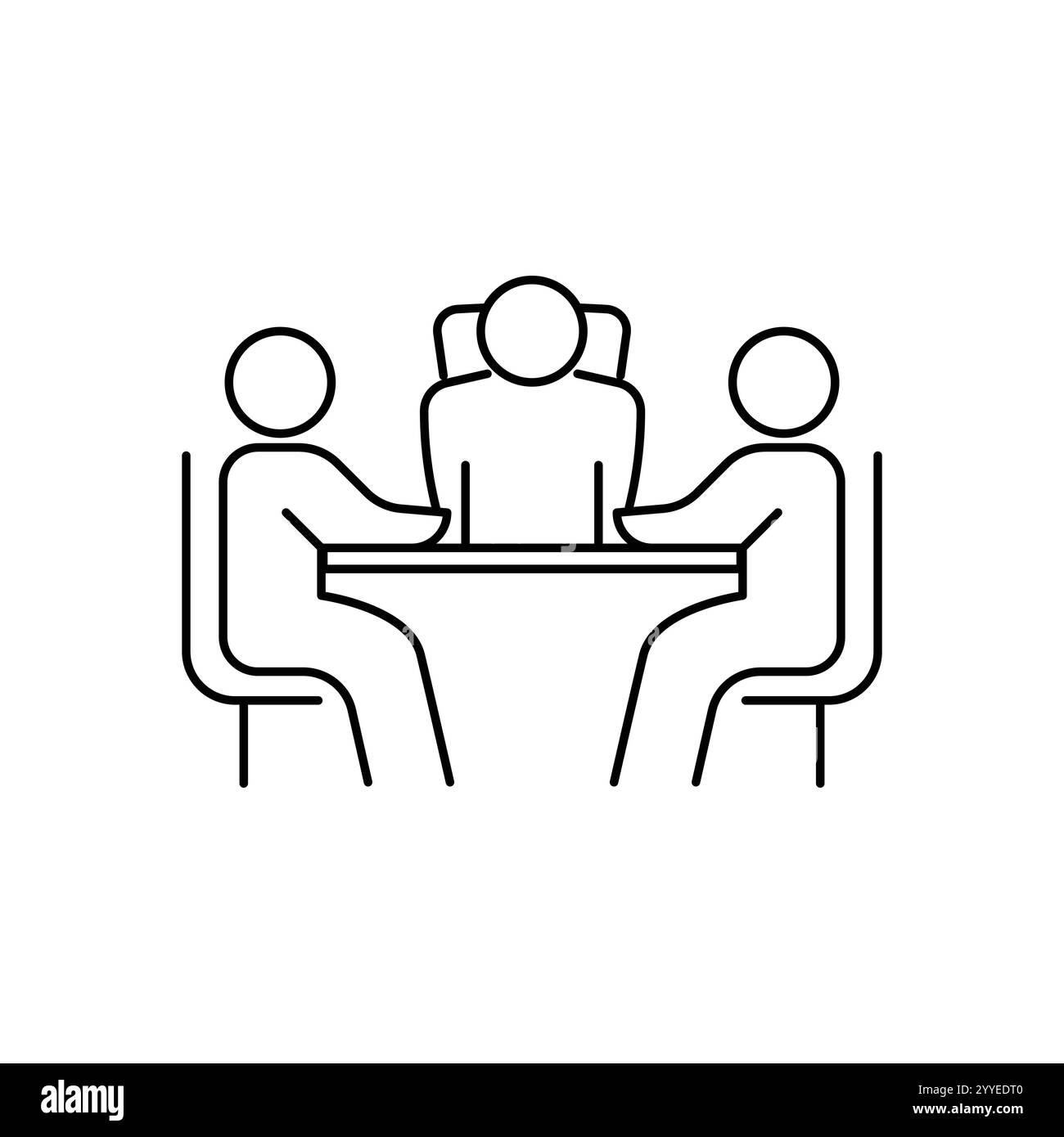 Teamwork meeting pictogram icon vector hi-res stock photography and ...