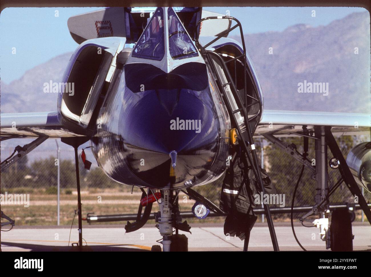 The “Six” on 5! Nose on view of F-106A on 5 minute alert status ...