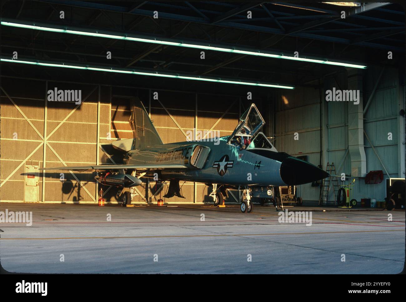F-106A at Det 1 120th FIG on 5 minute alert status in one of the Alert ...