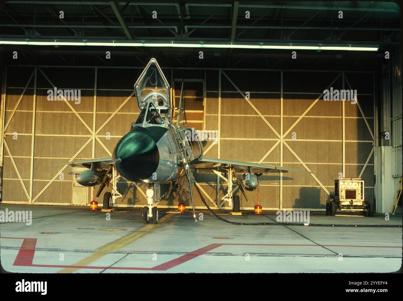 F-106A at Det 1 120th FIG on 5 minute alert status in one of the Alert ...