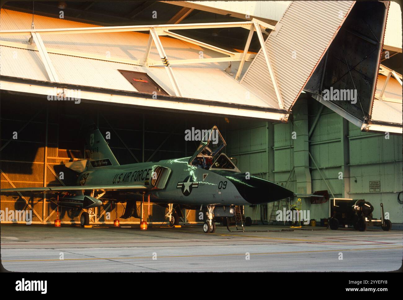 F-106A at Det 1 120th FIG on 5 minute alert status in one of the Alert ...