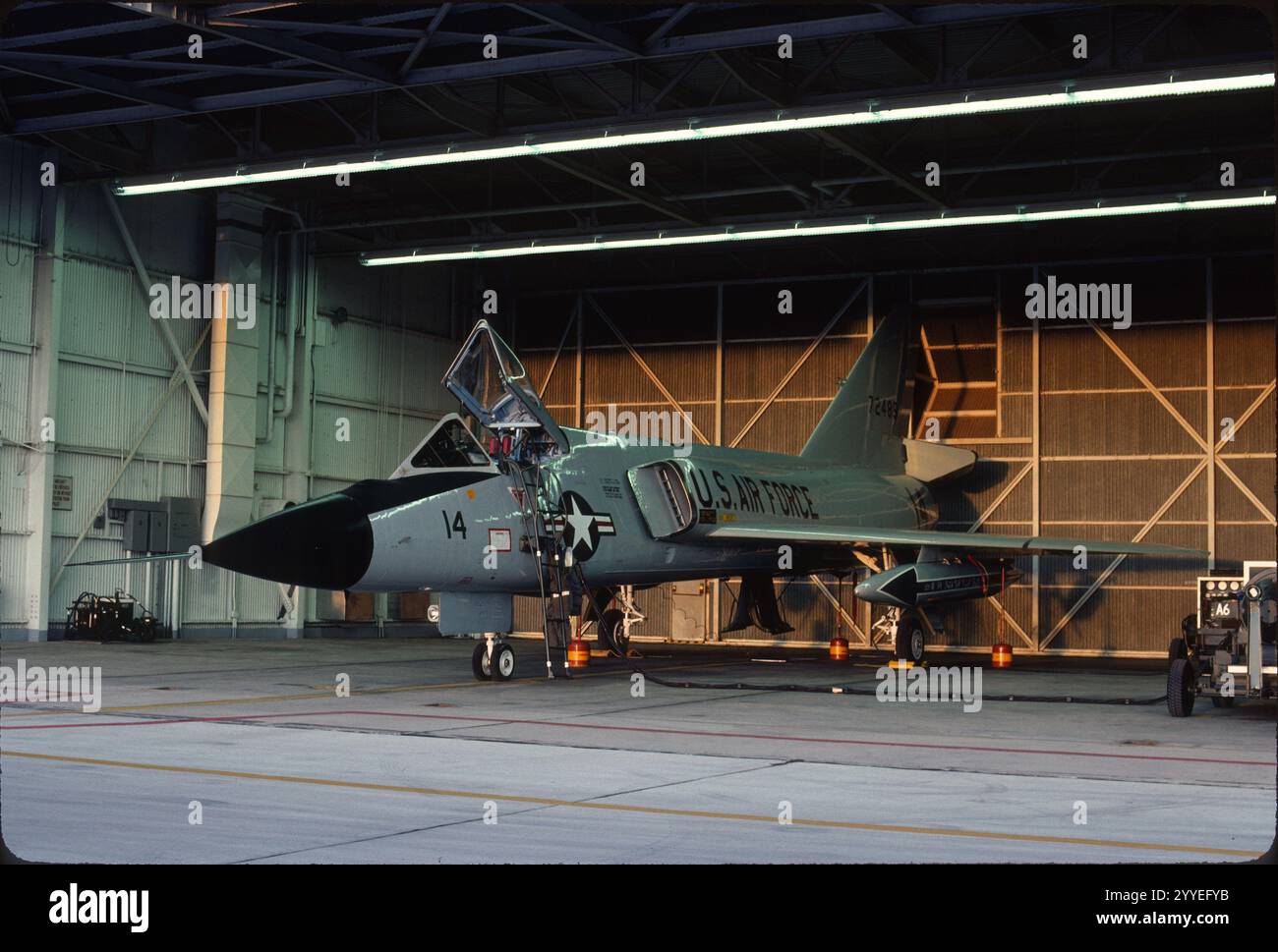 F-106A at Det 1 120th FIG on 5 minute alert status in one of the Alert ...