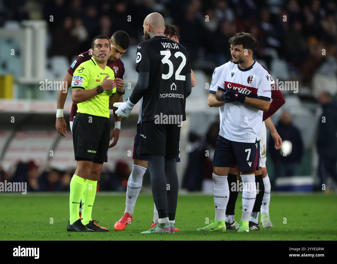 Turin, Italy. 21st Dec, 2024. Vanja Milinkovic-Savic of Torino FC ...