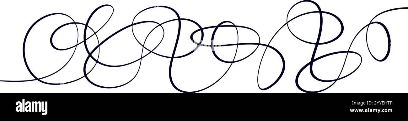 Elegant flourish line background with ornate swirls and calligraphic ...