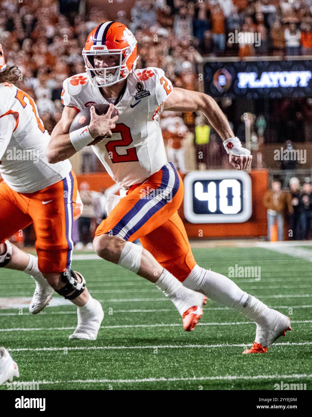 Dec 21, 2024. Cade Klubnik #2 of the Clemson Tigers in action vs the ...