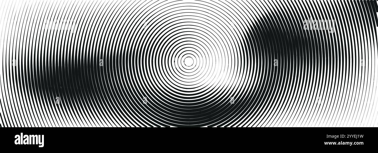 Abstract circle gradient background and line pattern. Spiral effect ...