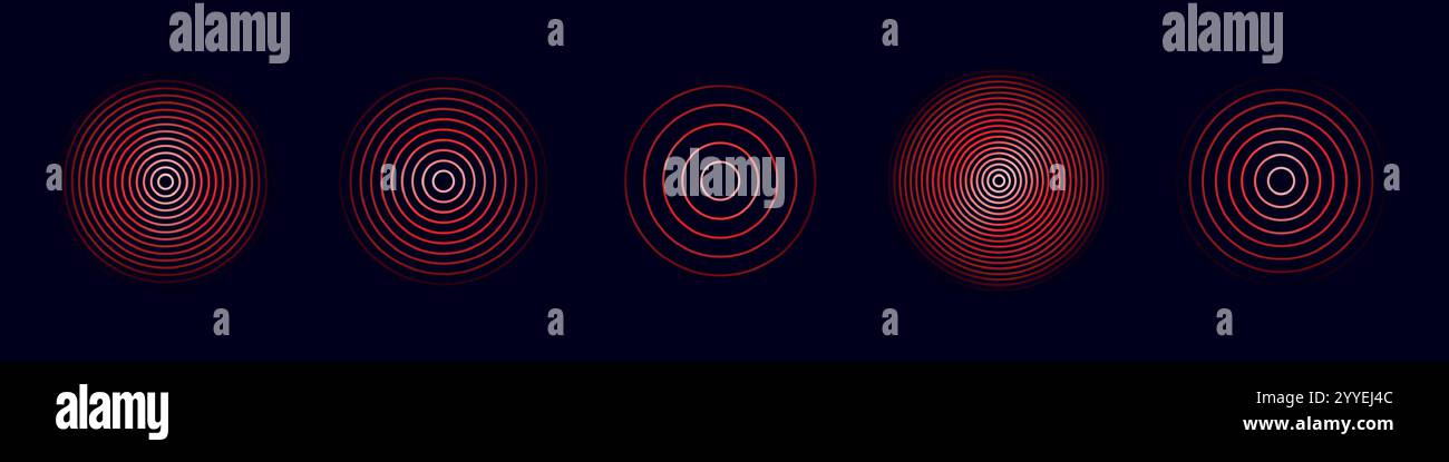 Abstract icon with red pain on white background for decoration design ...