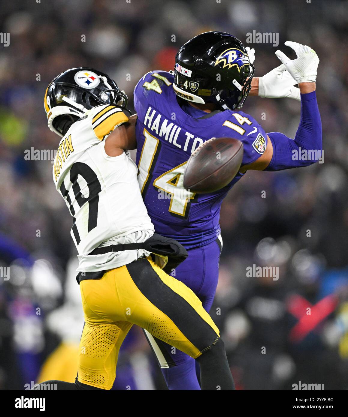 Baltimore, United States. 21st Dec, 2024. Baltimore Ravens safety Kyle ...