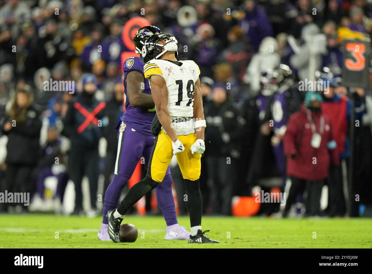 Pittsburgh Steelers wide receiver Calvin Austin III (19) celebrates ...