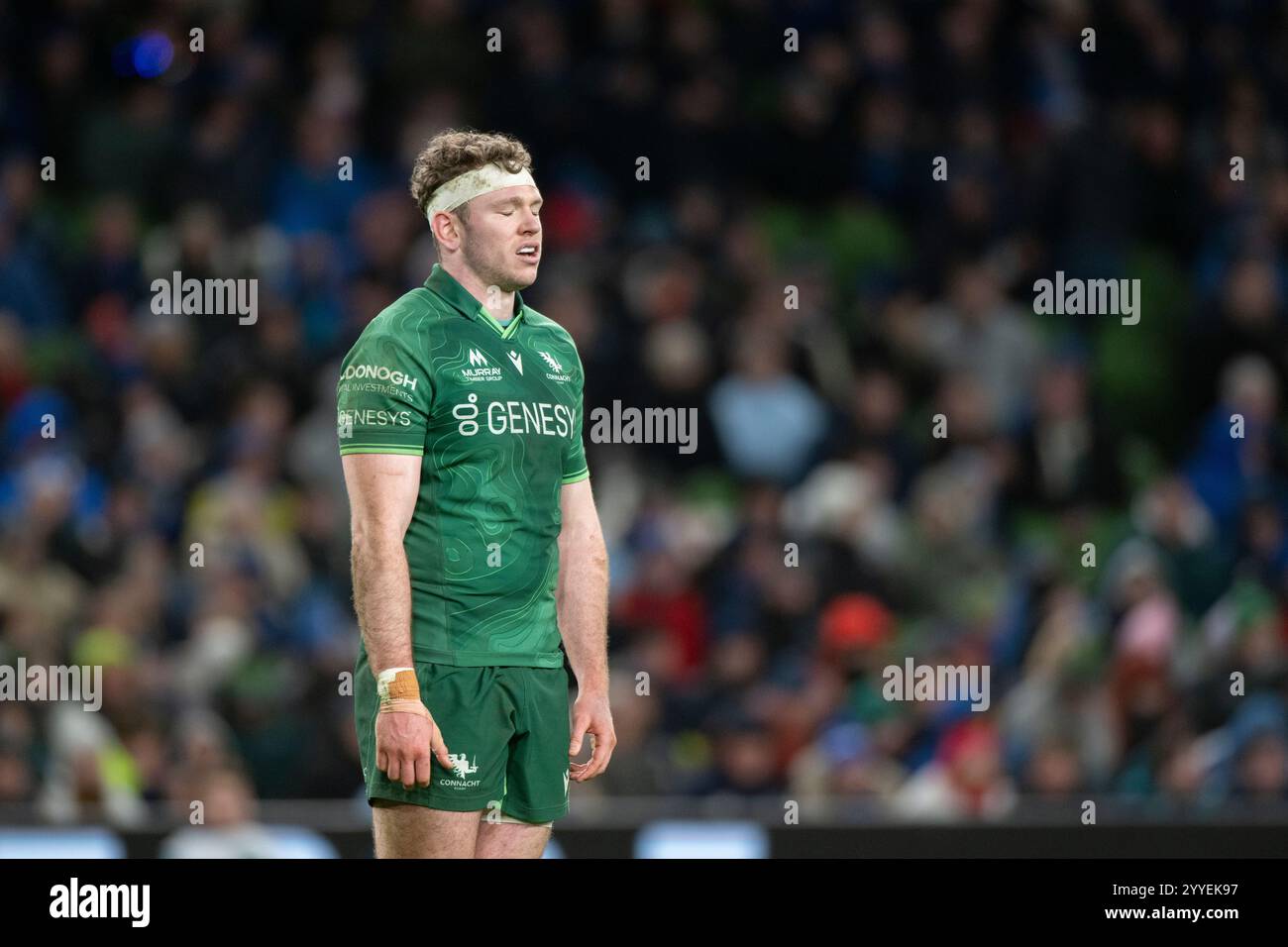 Dublin, Ireland. 22nd Dec, 2024. Cathal Forde of Connacht disappointed ...