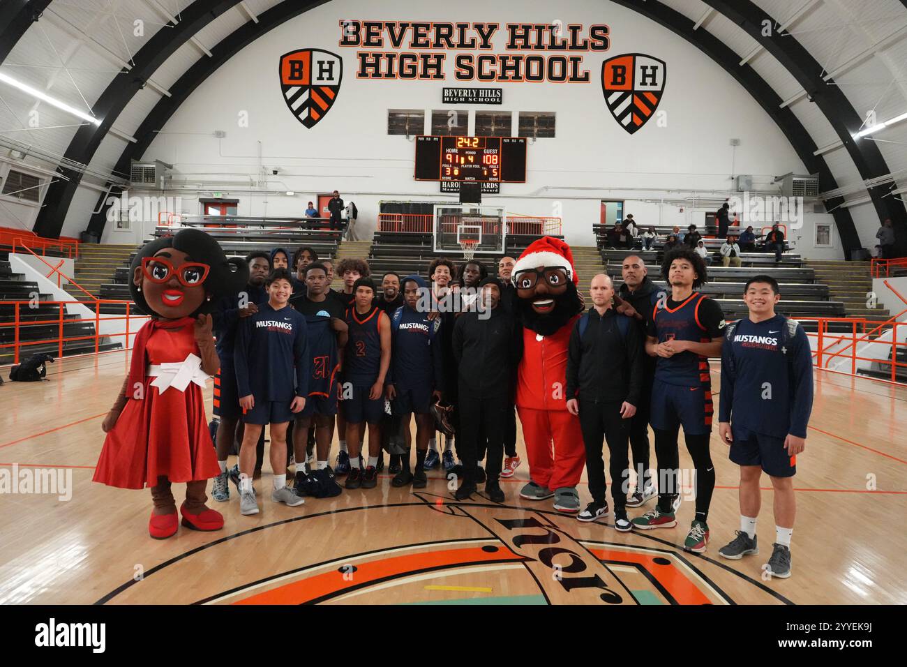 Beverly Hills, United States. 13th Dec, 2024. Members of the Eastvale ...