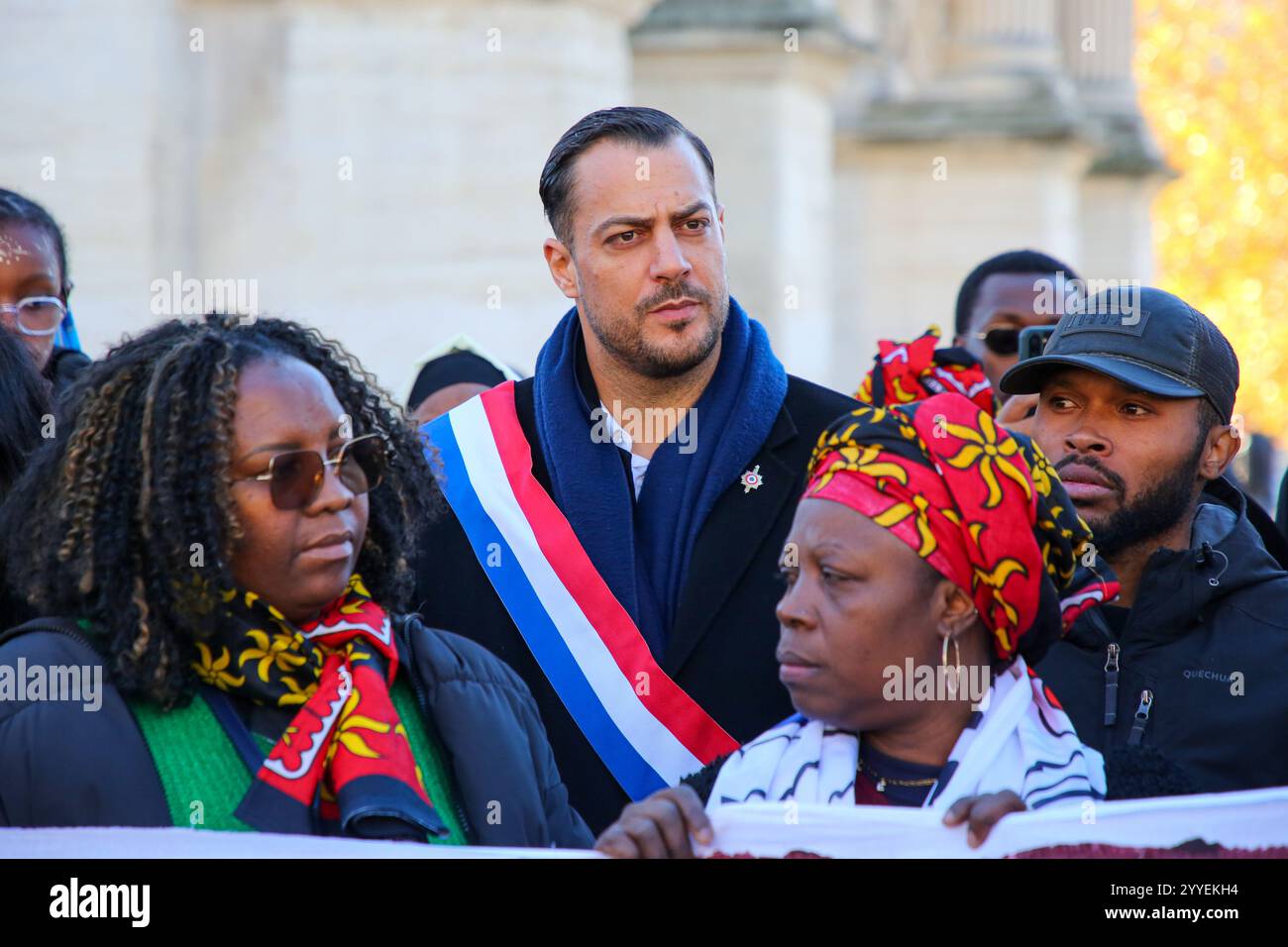 Marseille, France. 21st Dec, 2024. French MP Sébastien Delogu seen ...