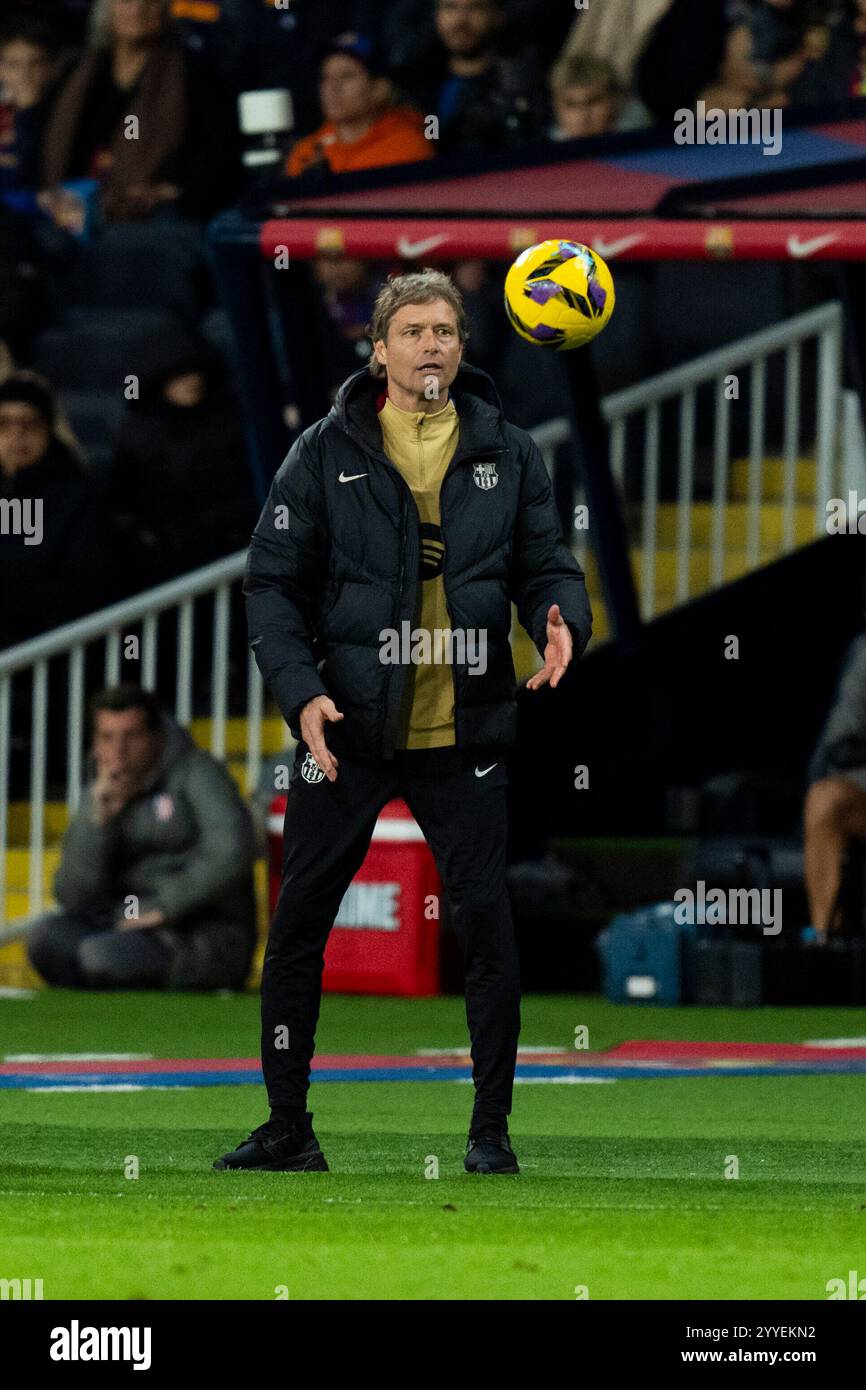 Barcelona, Spain. 21st Dec, 2024. Marcus Sorg 2nd coach (FC Barcelona ...
