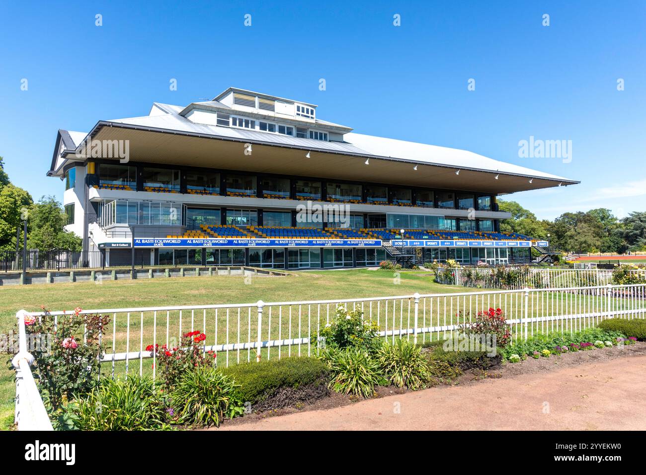 Grandstand at Riccarton Park Racecourse, Racecourse Road, Sockburn ...