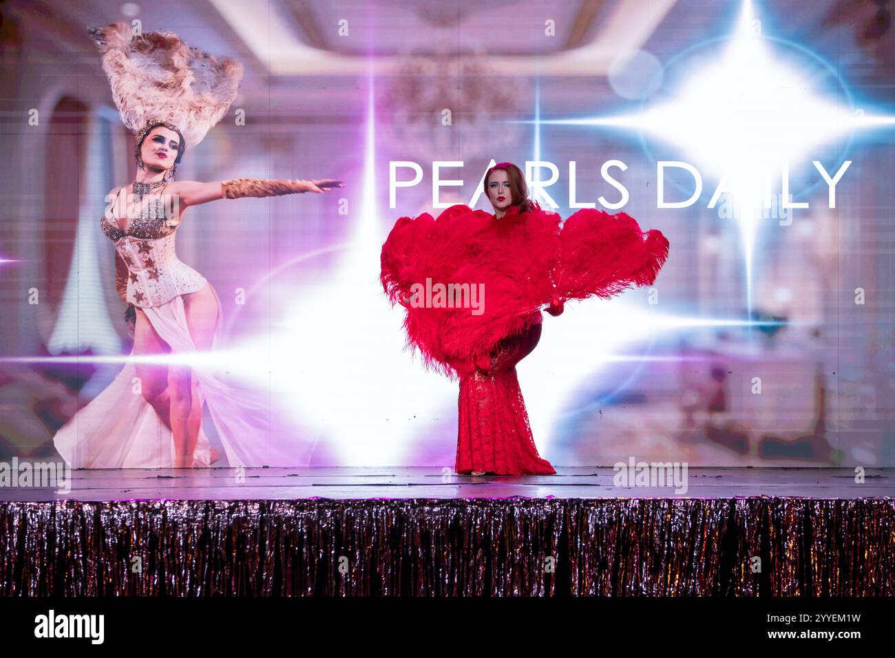Pearls Daily performs at Malena Belafonte's Boudoir Show at Sony Hall ...