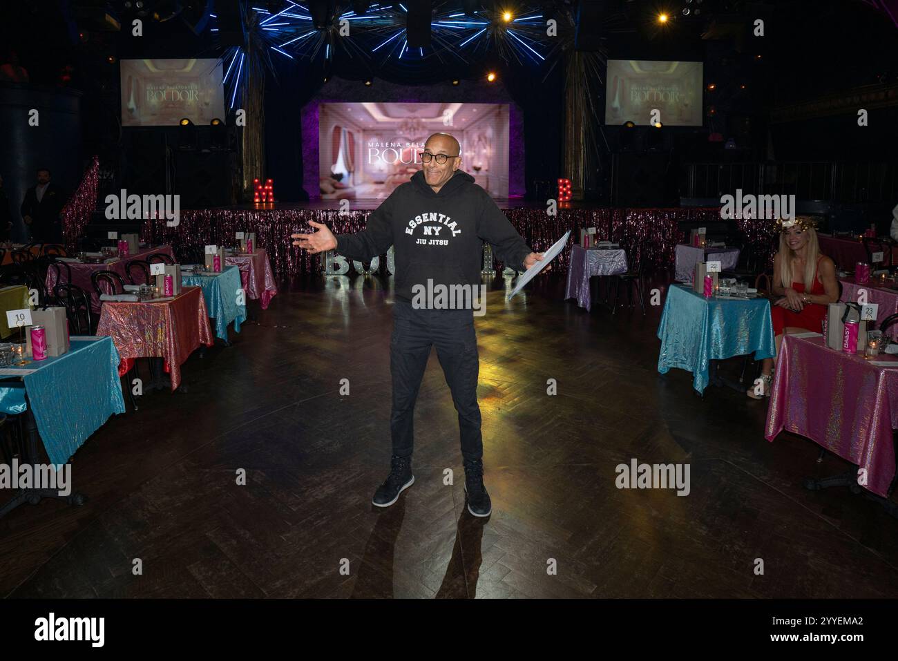 David Belafonte attends Malena Belafonte's Boudoir Show at Sony Hall in ...