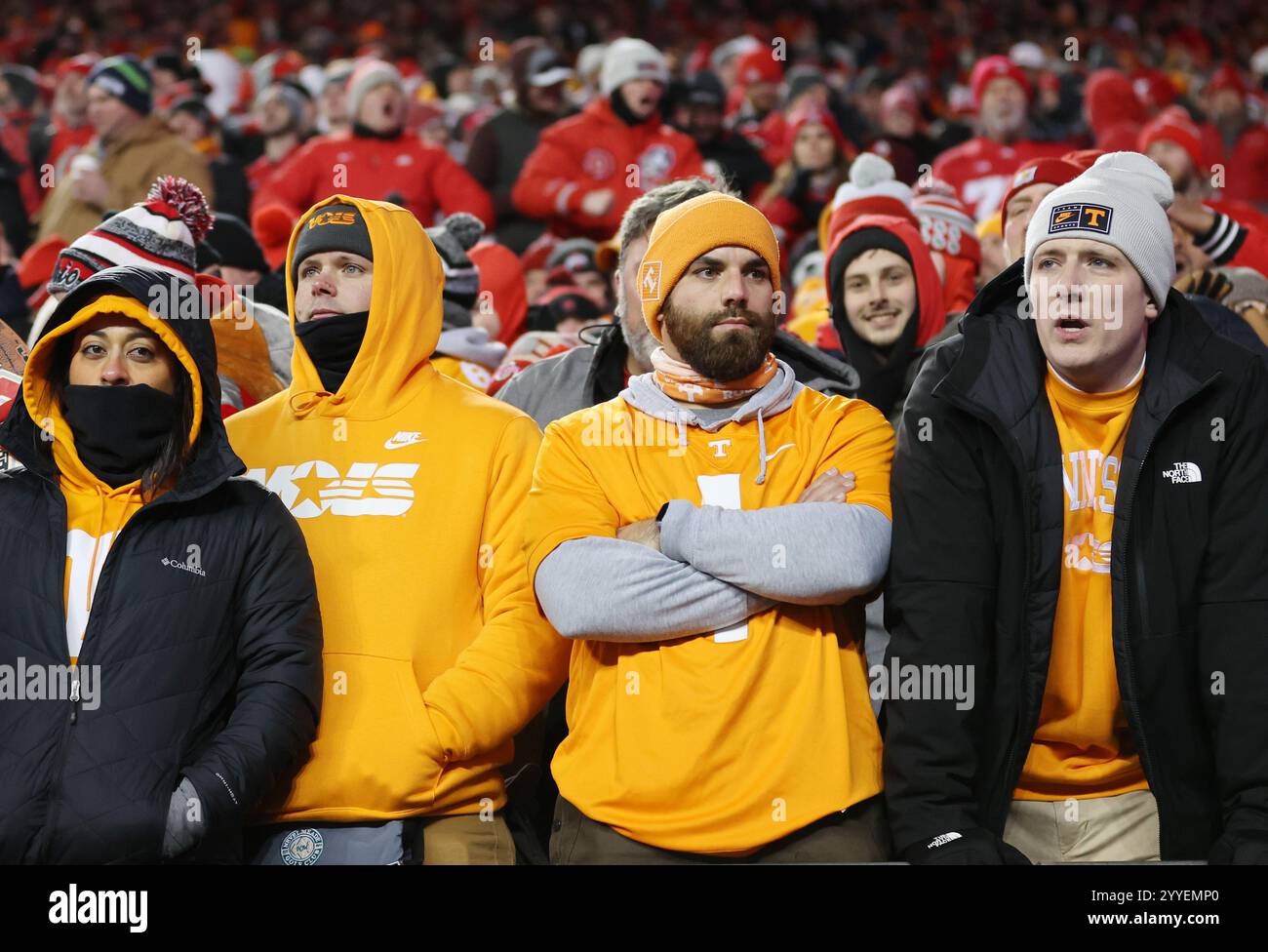 Columbus, United States. 21st Dec, 2024. Dejected Tennessee Volunteer ...