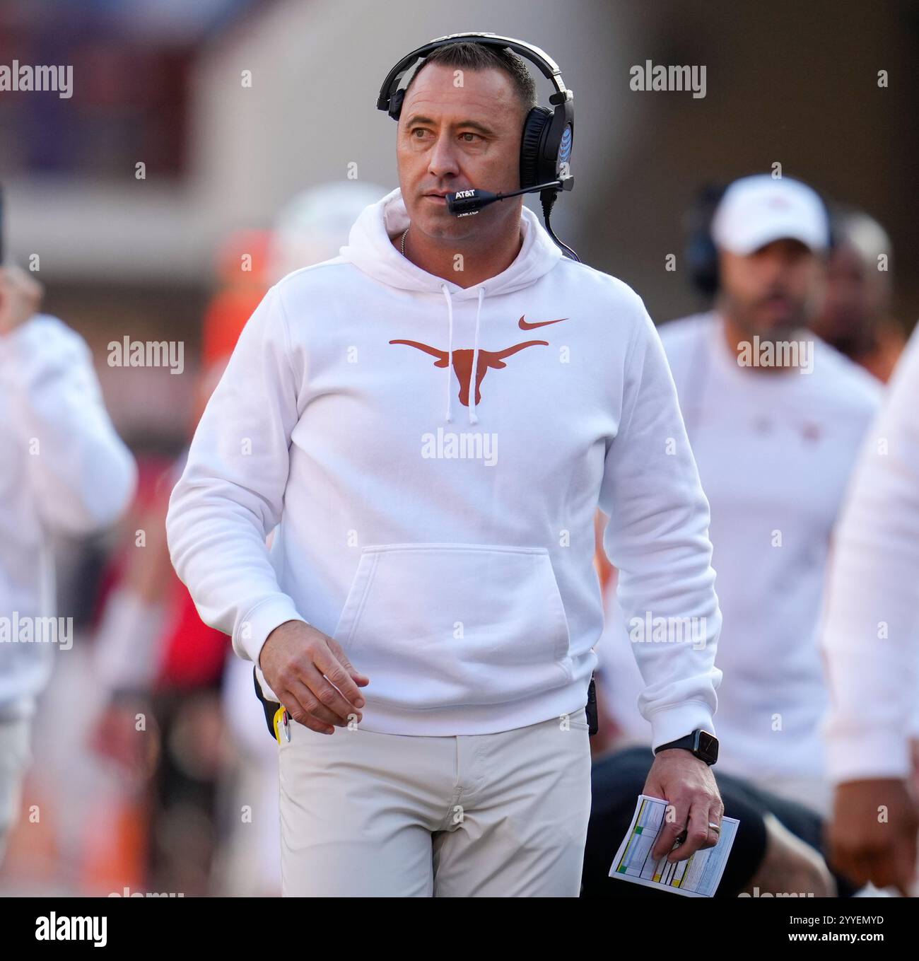 Austin, Texas, USA. 21st Dec, 2024. Texas head coach Steve Sarkisian ...