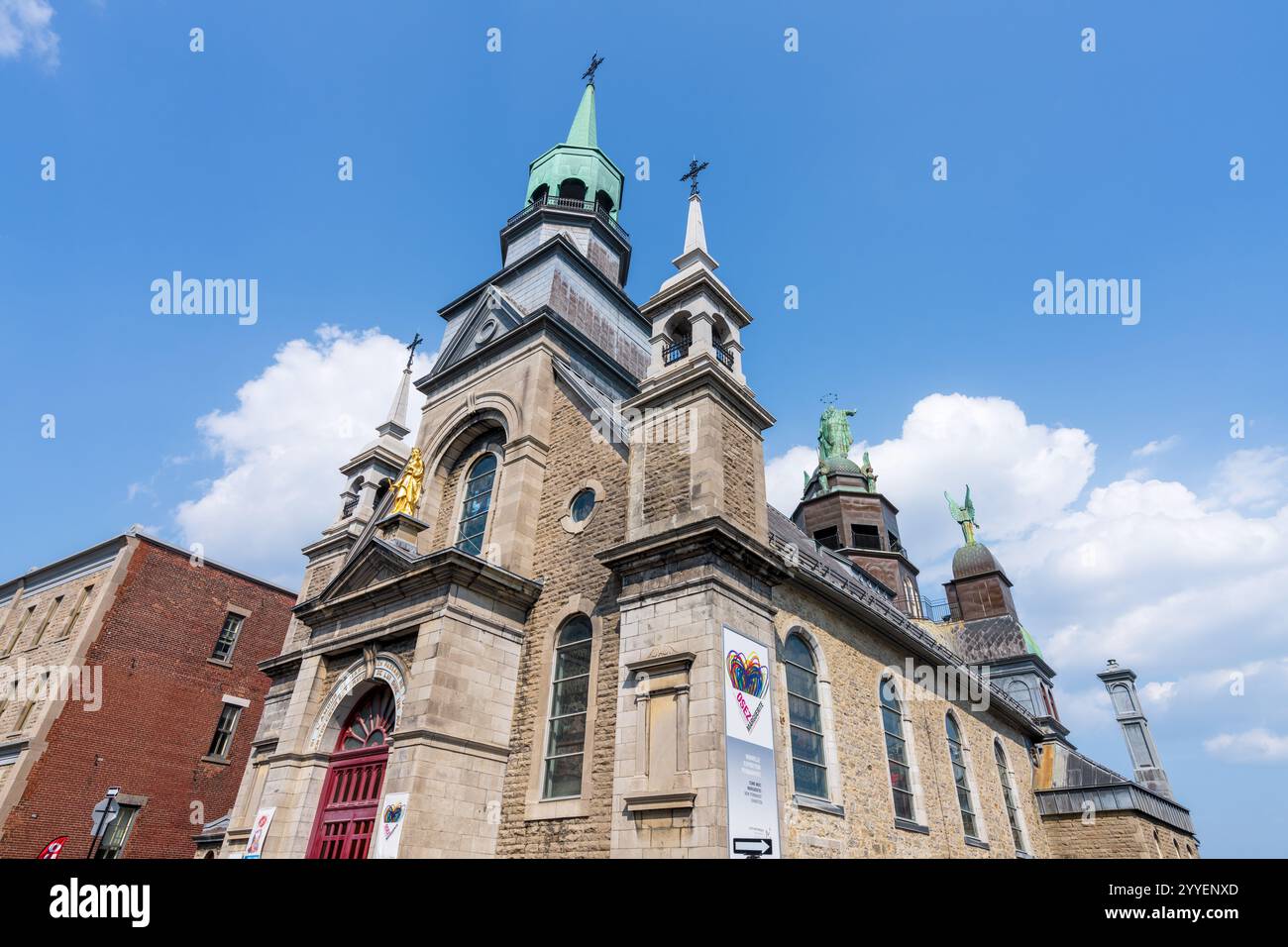 Montreal, Quebec, Canada. Notre-Dame-de-Bon-Secours Chapel. Site ...