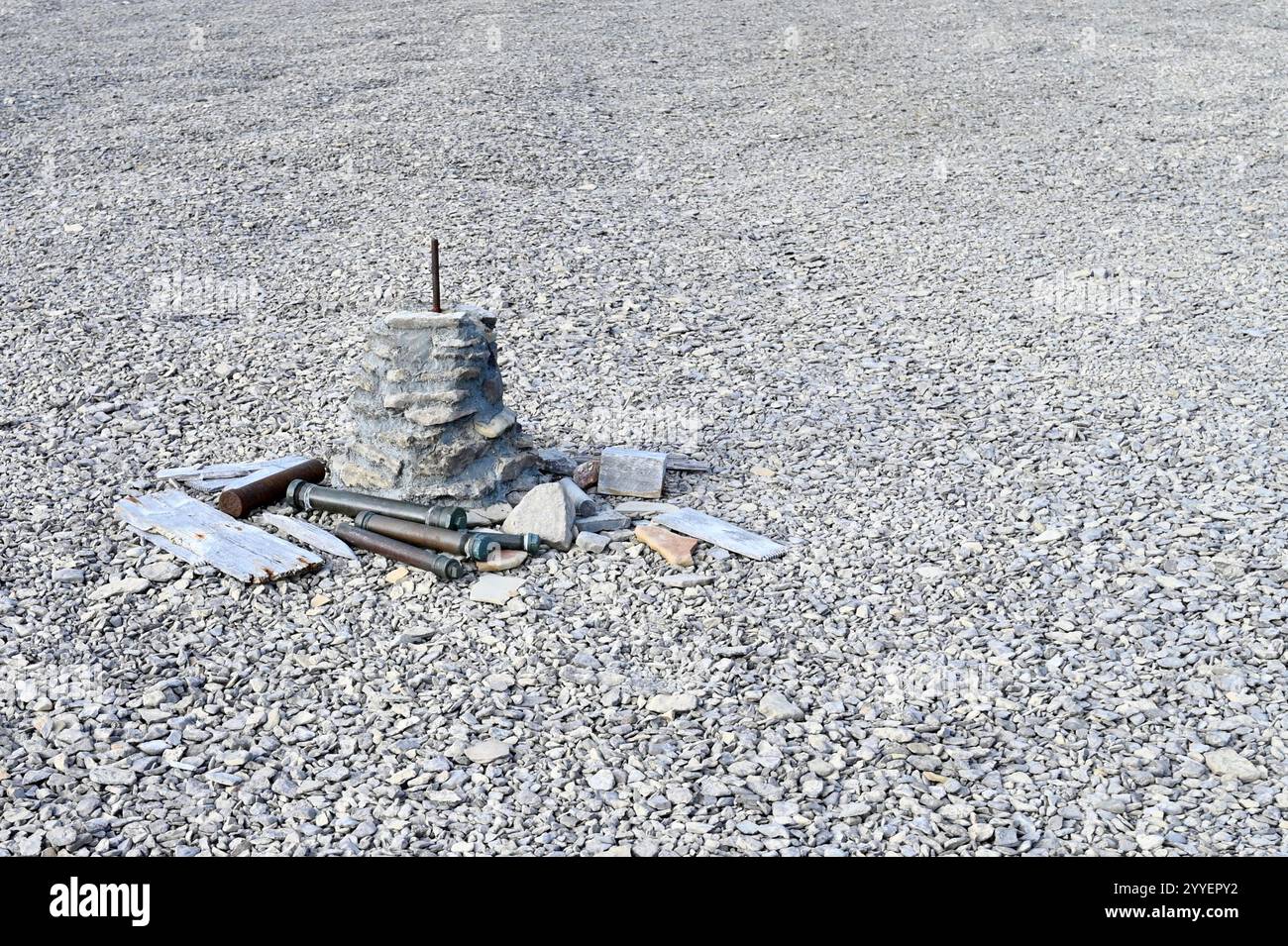 Franklin Camp Grave, Beechy island, Nunavut, Canada Stock Photo - Alamy
