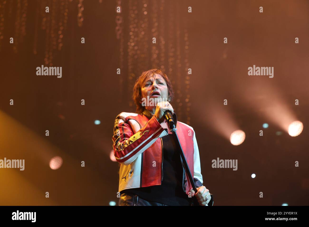 Rome, Italy. 21st Dec, 2024. Italian singer Gianna Nannini performing ...