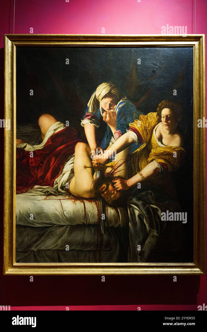 Artemisia Gentileschi Judith Slaying Holofernes Uffizi