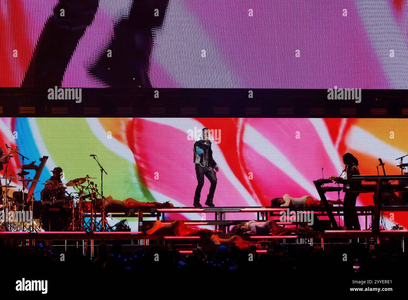 Miami, United States. 21st Dec, 2024. Jason Derulo performs on stage ...