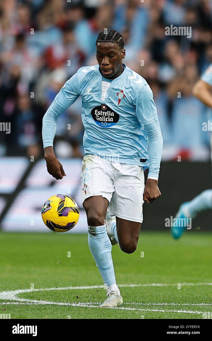 Vigo, Spain. 21st Dec, 2024. Ilaix Moriba (Celta) Football/Soccer ...
