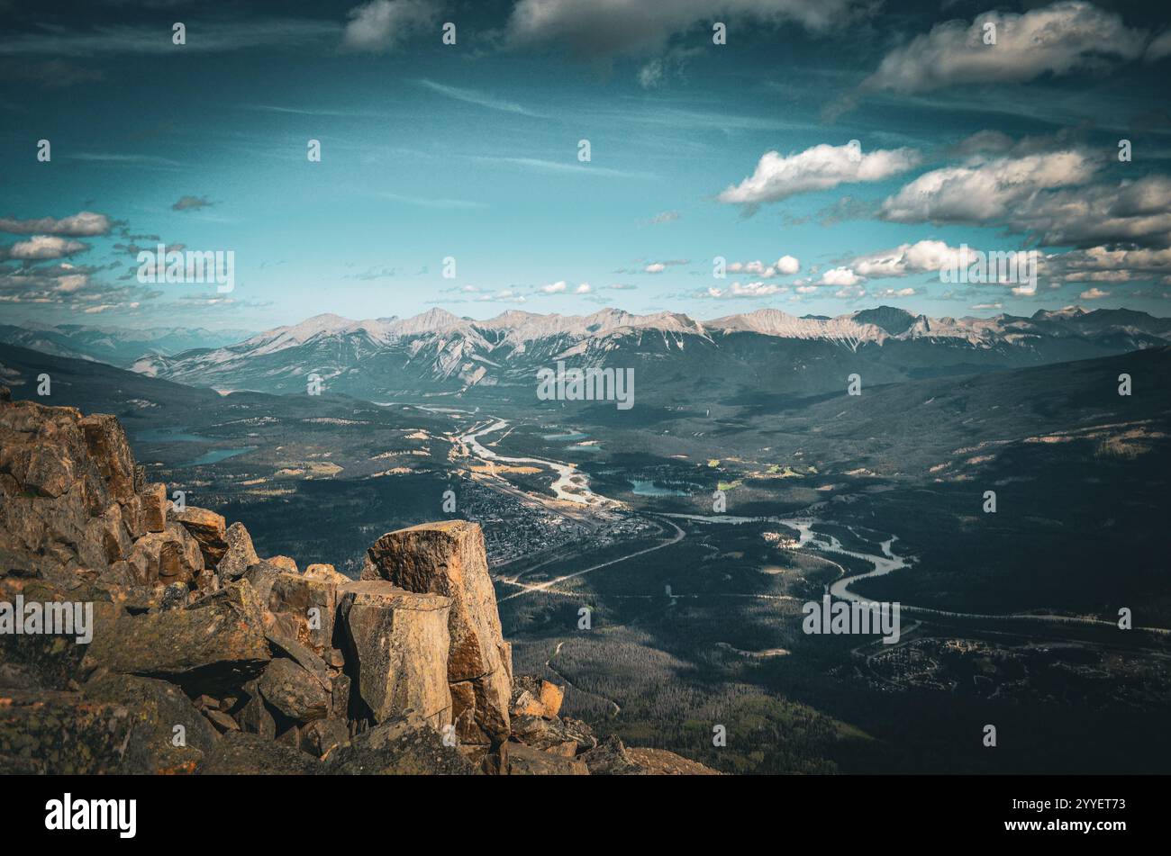 Explore British Columbia and Alberta Stock Photo - Alamy