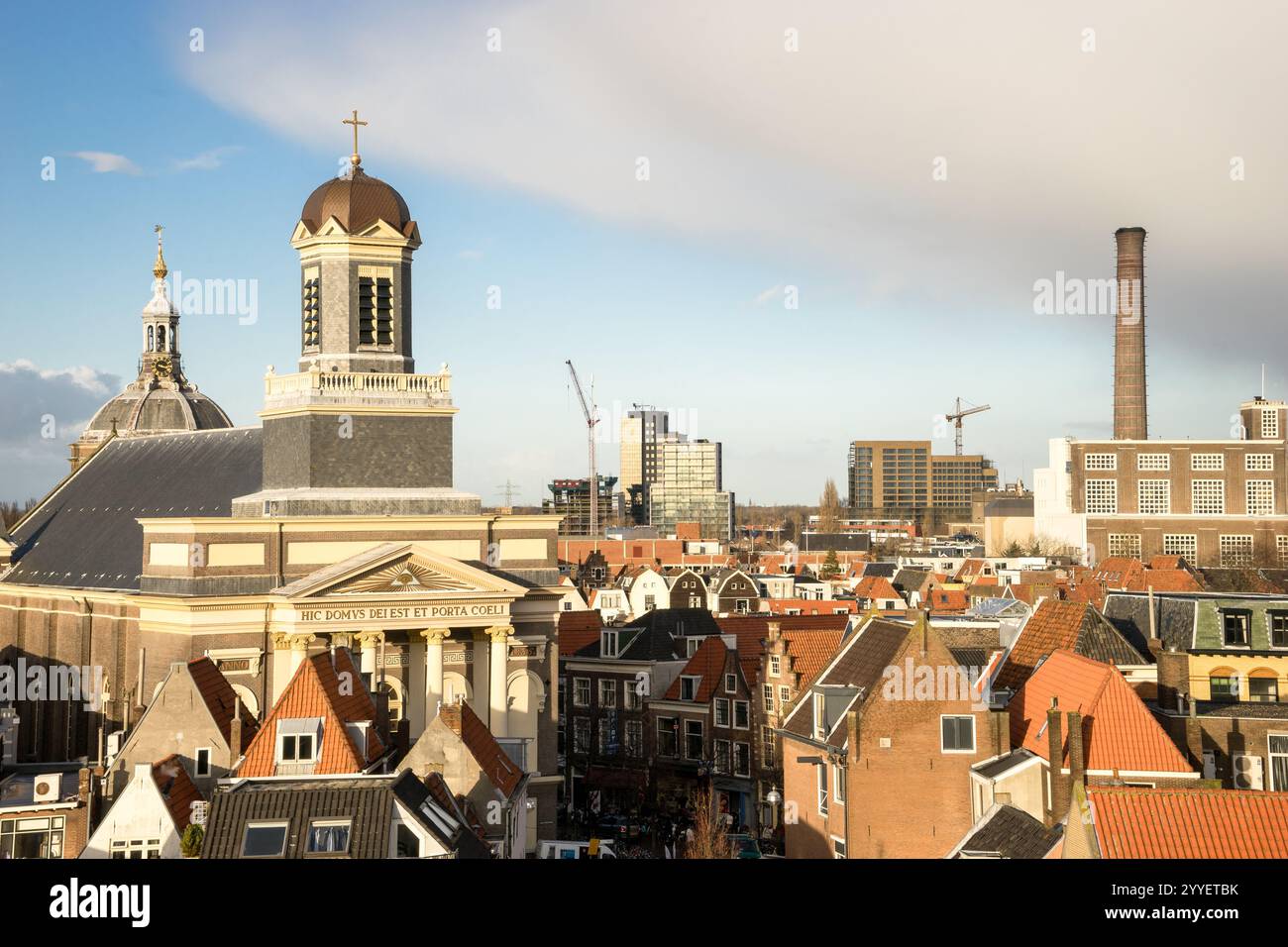 View to city of Leiden,Holland Stock Photo - Alamy