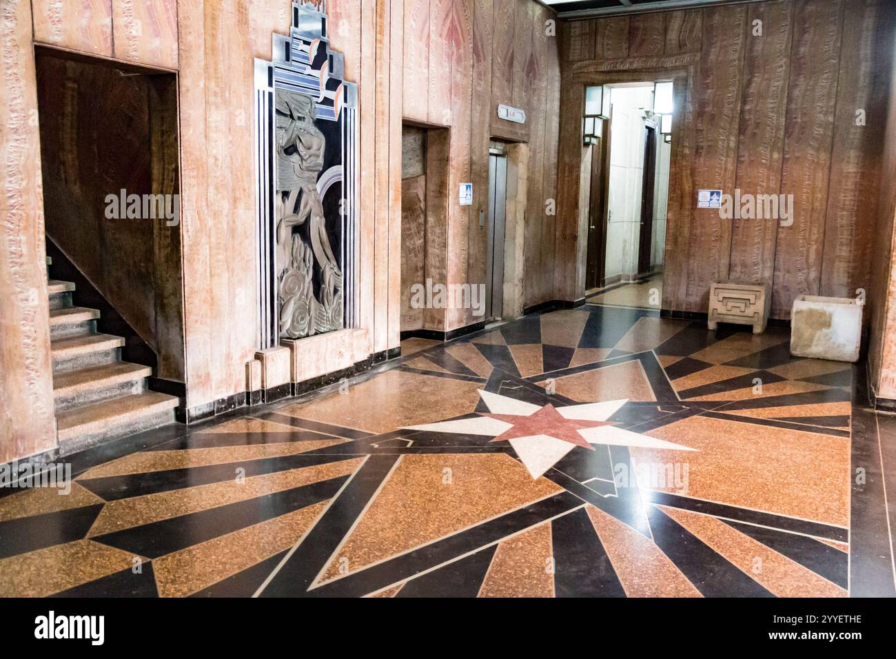 North America, Latin America, Caribbean, Cuba, Havana. Art Deco in the ...