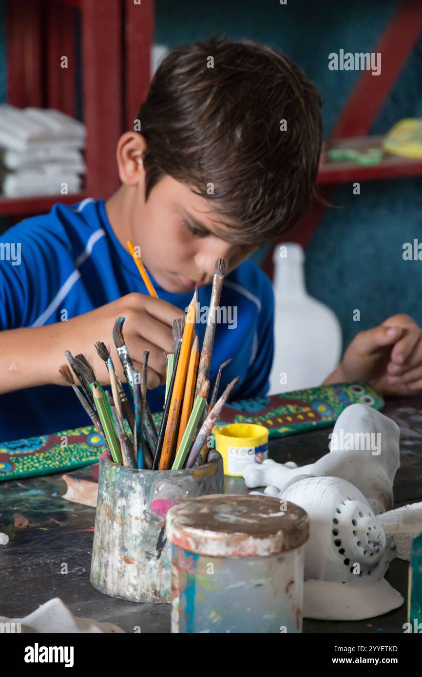 Cuba, Piñar del Río. Patio del Pelegrín, Boys and Girls Club, community ...