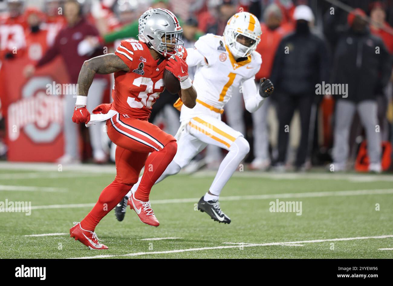 Columbus, United States. 21st Dec, 2024. Ohio State running back ...