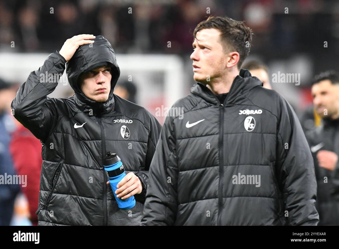 V.l.n.r. Matthias Ginter und Michael Gregoritsch ( beide SC Freiburg ...