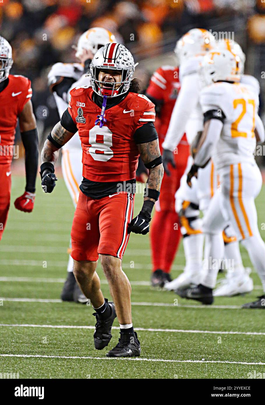 COLUMBUS, OH - DECEMBER 21 - Ohio State Buckeyes safety Lathan Ransom ...