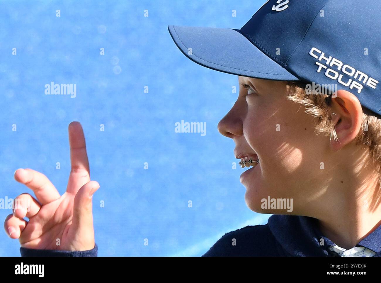 Orlando, United States. 21st Dec, 2024. Will McGee waves to the crowd ...