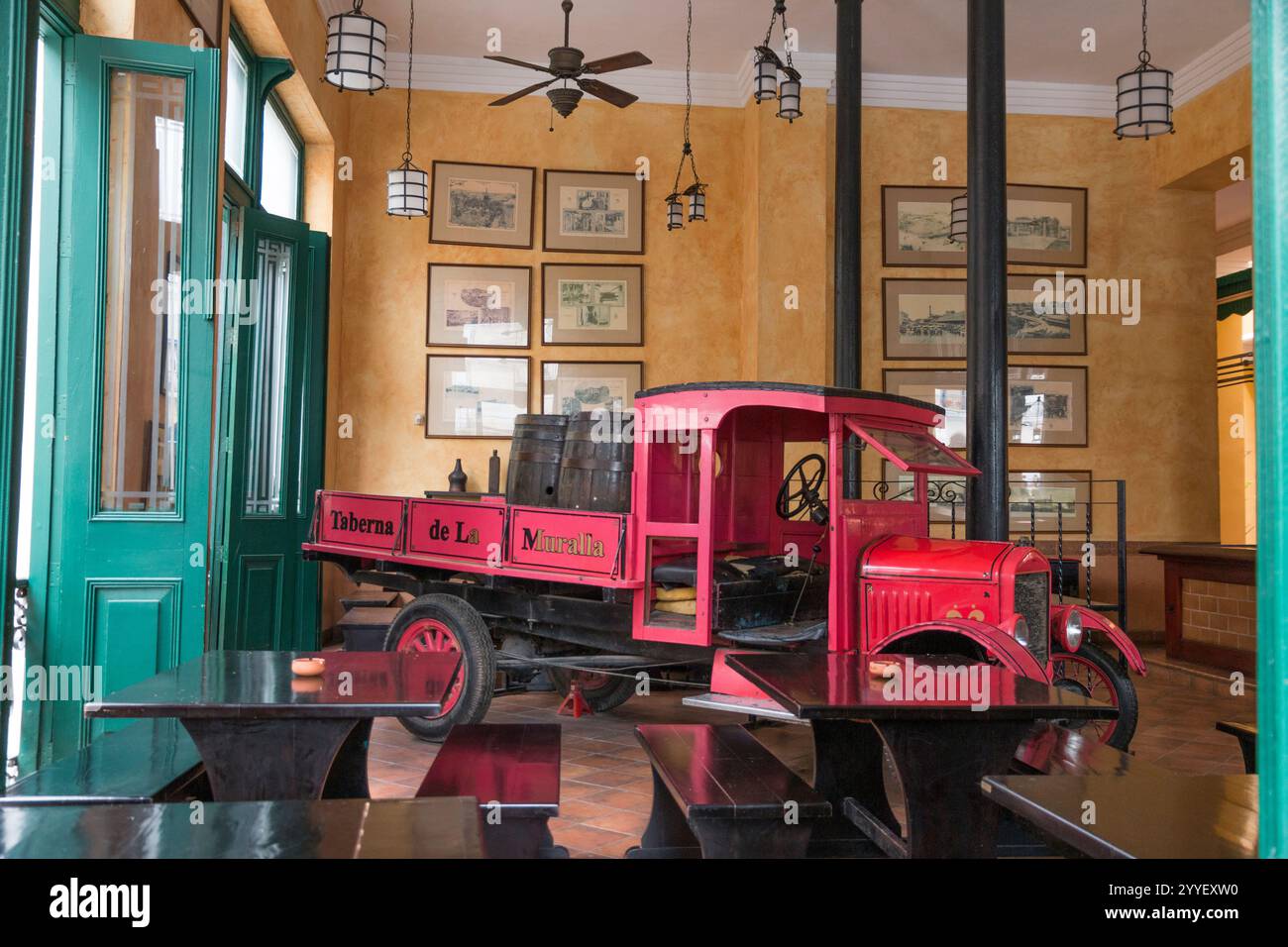 Cuba, Havana. Taberna de La Muralla. Popular tavern, located at Ignace ...
