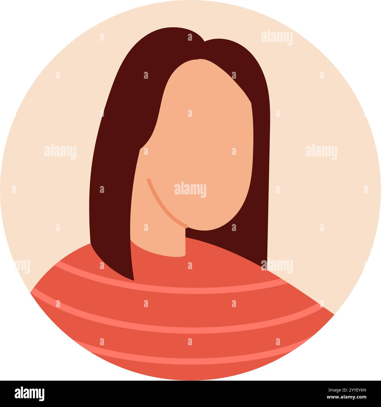 Woman portrait on modern Stock Vector Images - Alamy