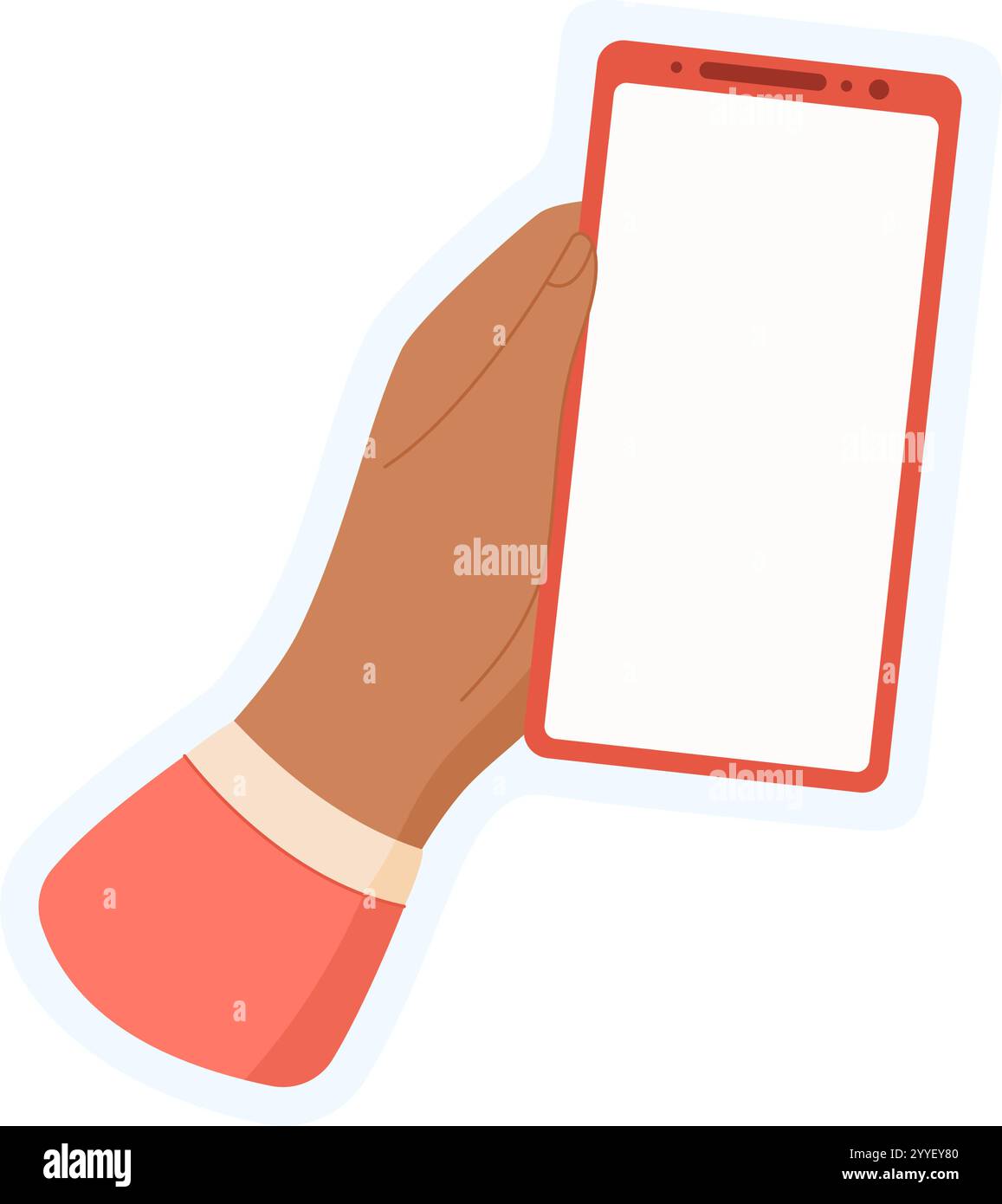 Character sticker mockup Cut Out Stock Images & Pictures - Alamy