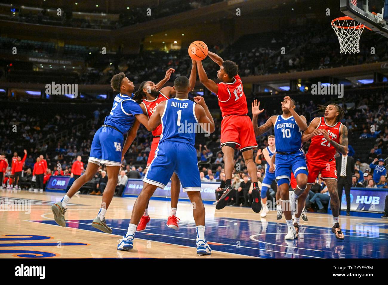 New York, Ny, USA. 21st Dec, 2024. during UNC UCLA Men;s Basketball ...