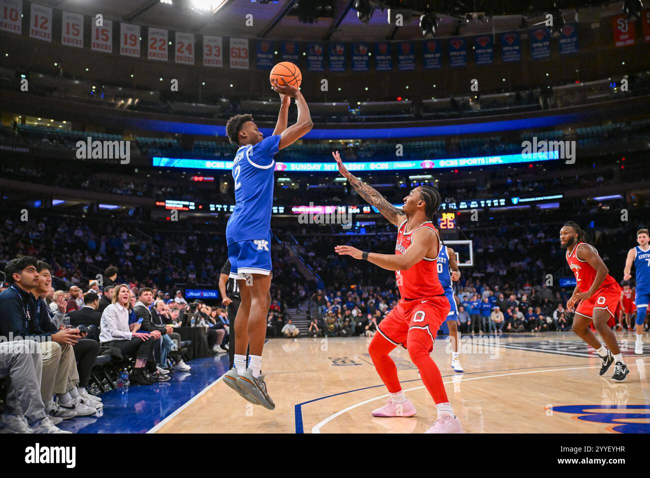 New York, Ny, USA. 21st Dec, 2024. during UNC UCLA Men;s Basketball Game at Madison Square ...