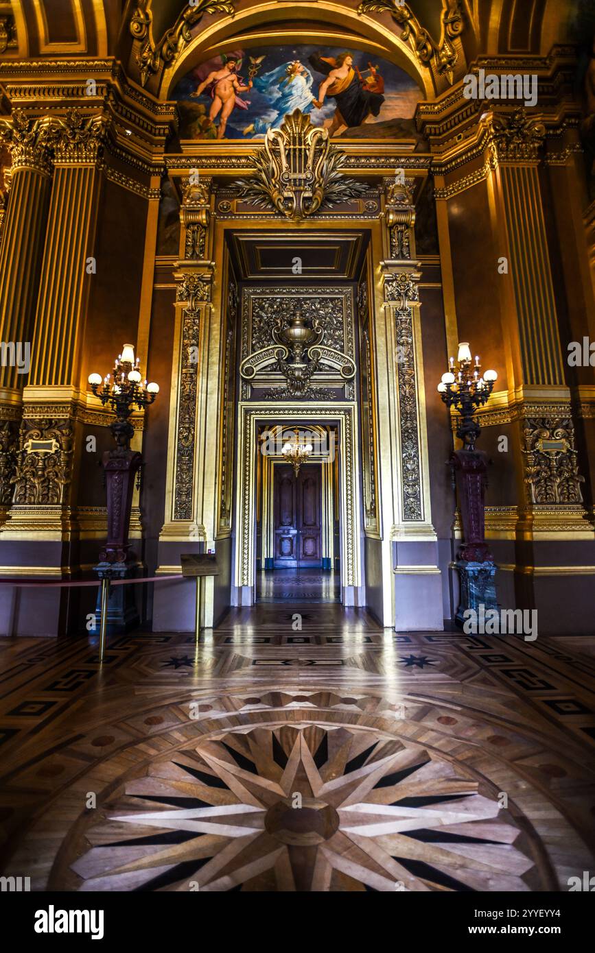 Ornate Doorway and Gilded Details in the Eastern Octagonal Salon ...