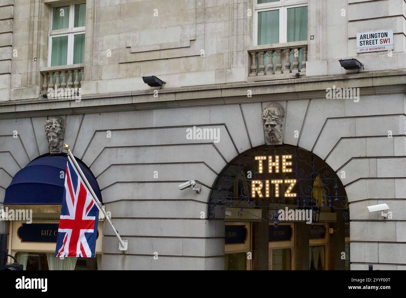 The Ritz London, Arlington Street sign, St. James's, City of ...