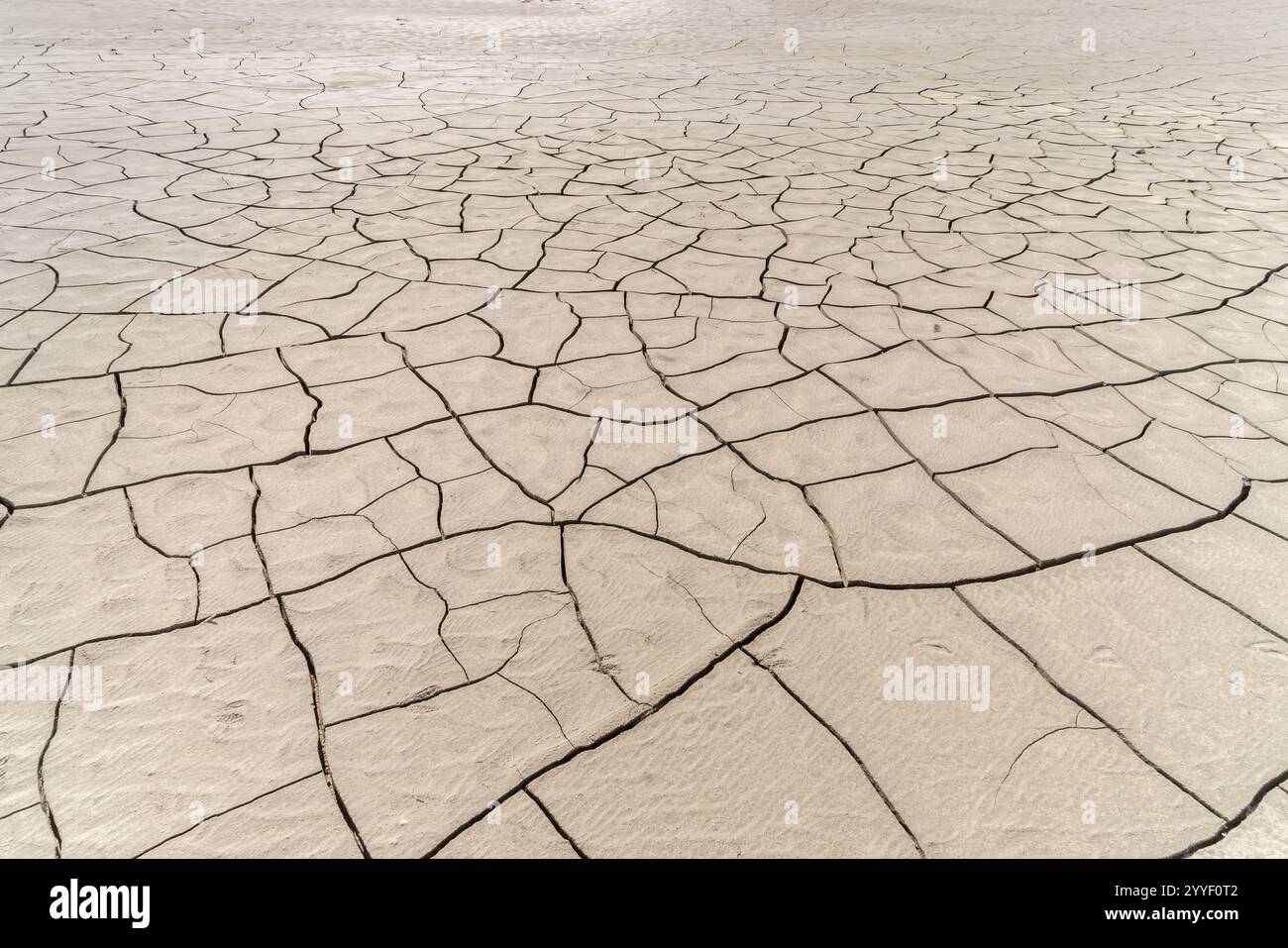 Dried river bed during low water level season at Liard river, Northwest ...