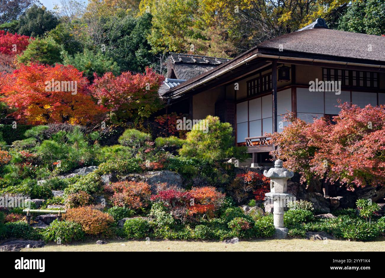 Okochi Sanso Villa, the former residence of Japanese film actor Okochi ...