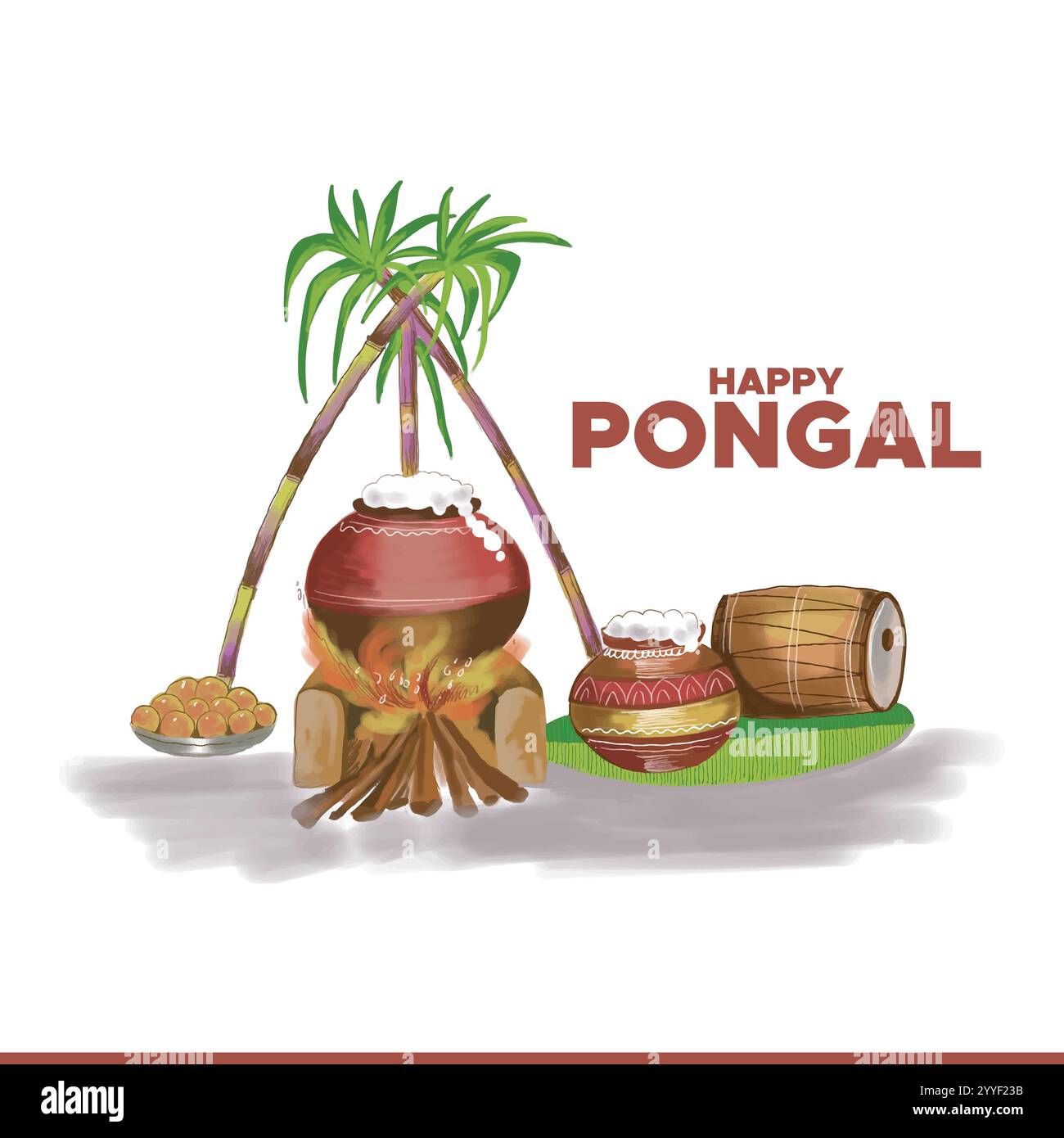 Happy Pongal, Indian festivals Makar Sankranti, Lohri, Pongal, and ...