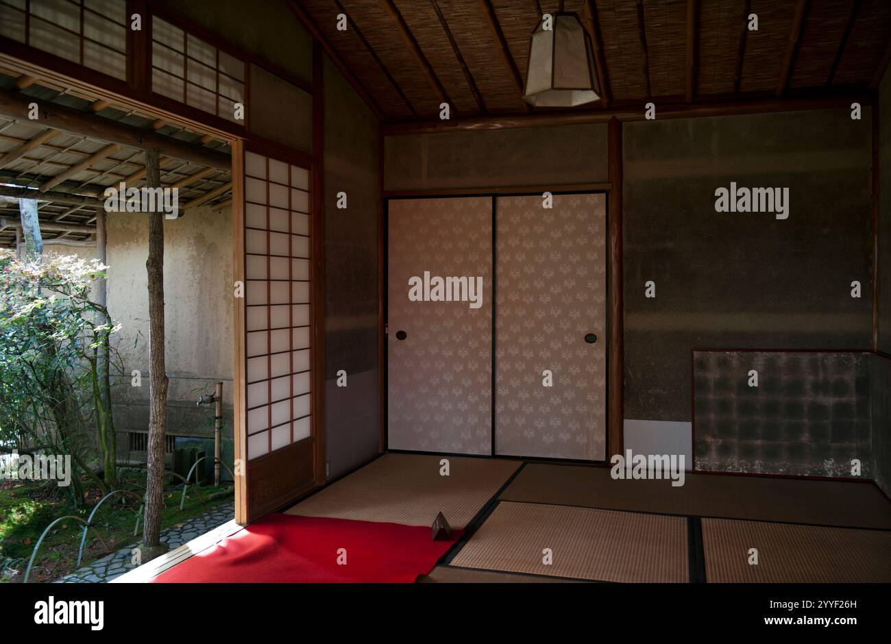 Interior view of former residence of jidaigeki movie actor Okochi ...
