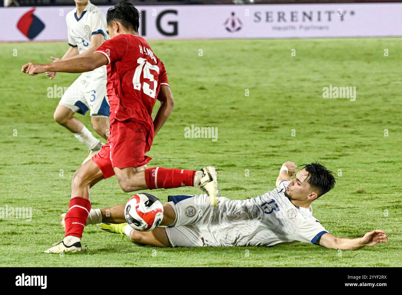 Surakarta, Indonesia. 21st Dec, 2024. Muhammad Rayhan Hannan (Top) of ...