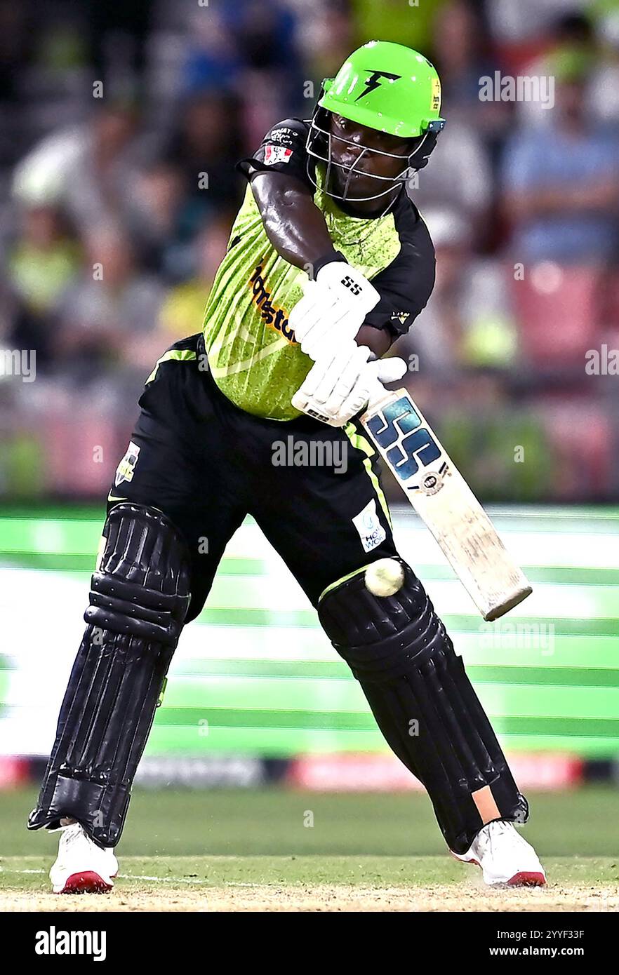 Sydney, Australia. 21st Dec, 2024. Sherfane Rutherford of Sydney ...