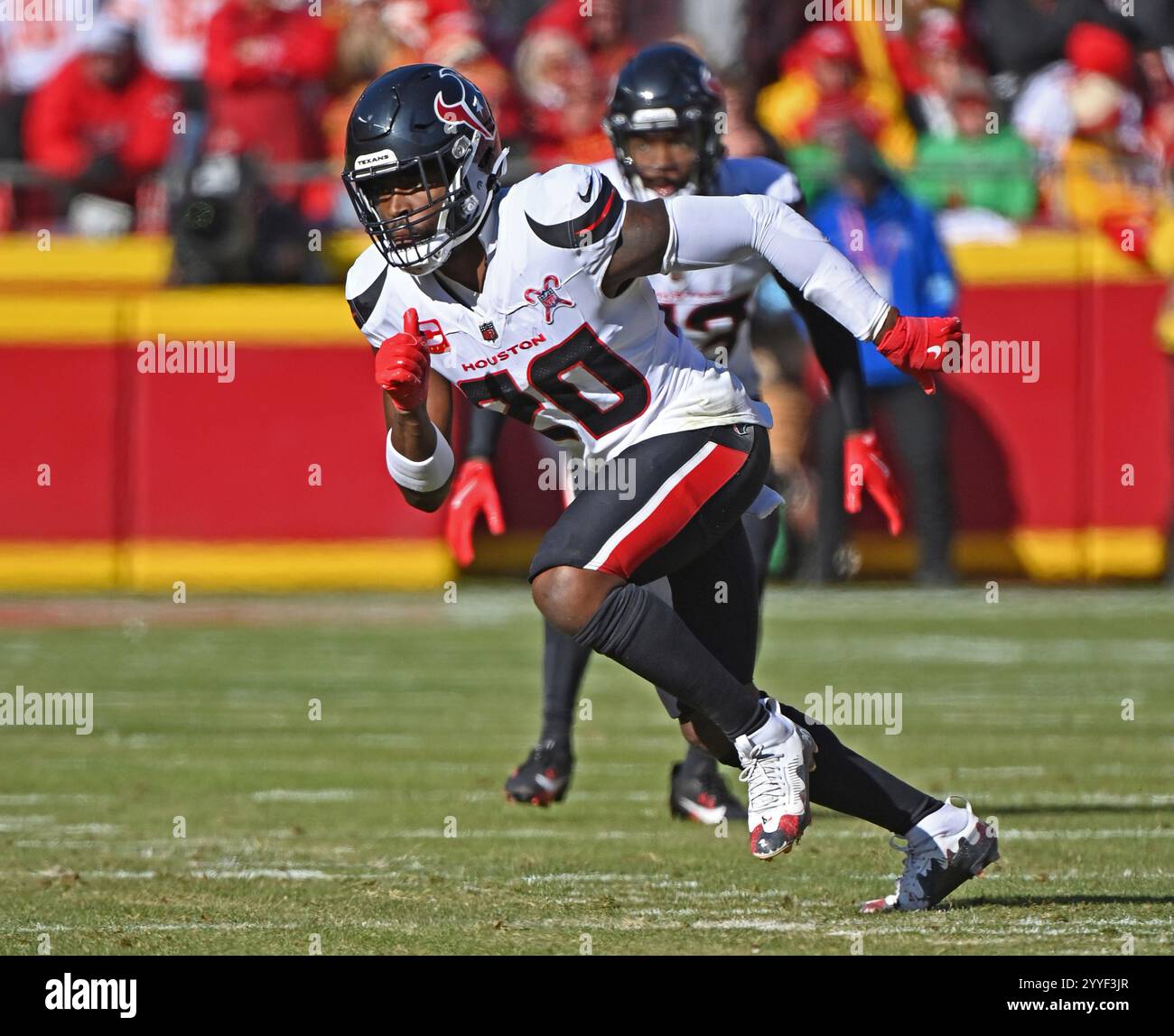 Houston Texans safety Jimmie Ward (20) runs into position during an NFL ...